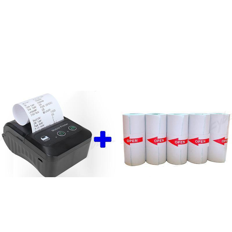 Bluetooth Printer Thermal Receipt Printer 58mm Printer Small Receipt ...