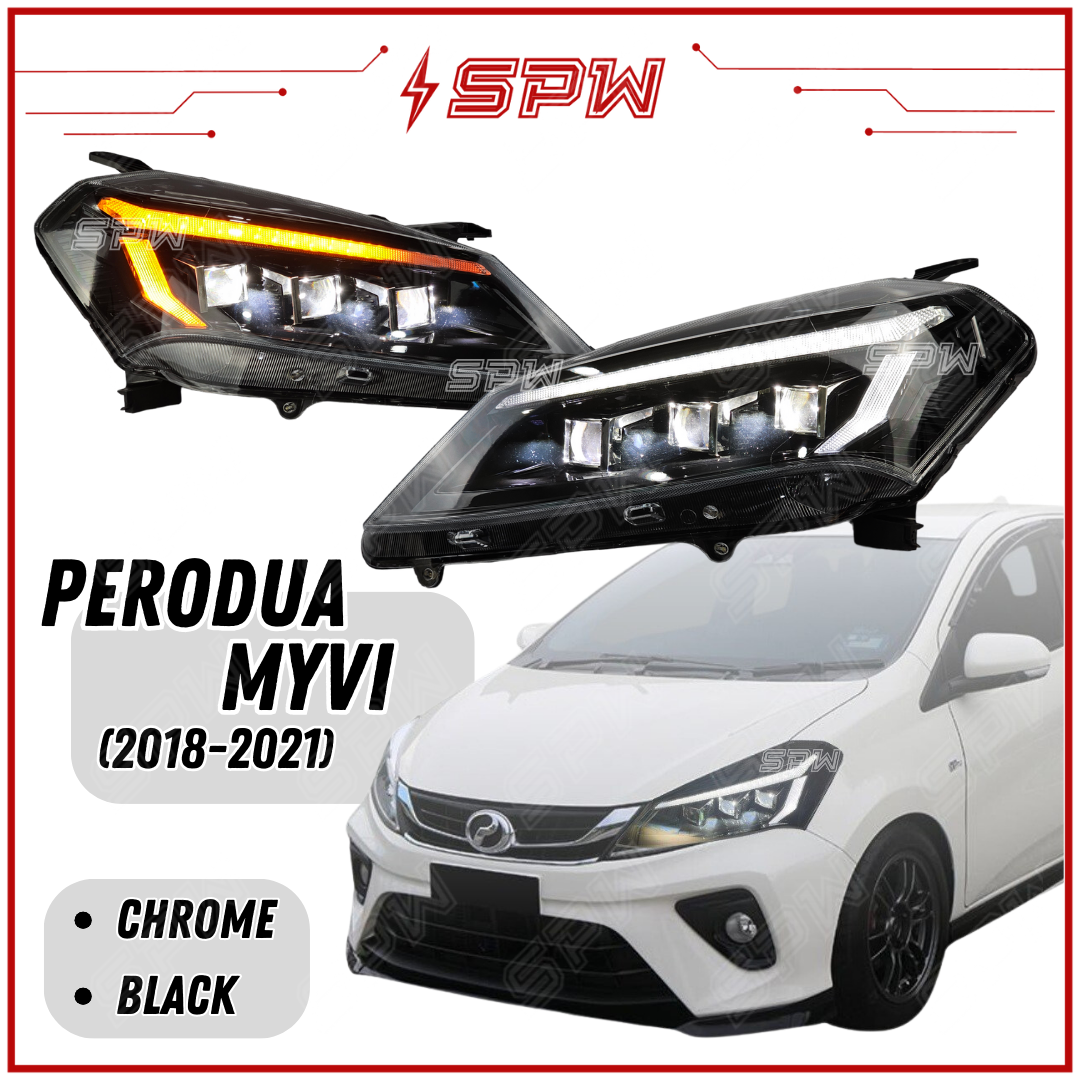 Perodua Myvi (2018 to 2021) G3 Head Lamp Head Light (Lexus Design ...
