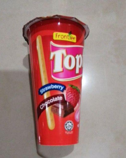 topfer biskut dengan krim coco＆strawberry good test 40gm | Lazada