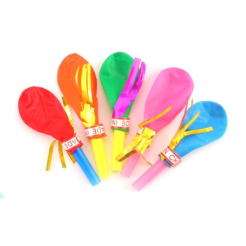 🎉Whistle Balloon Maker Horn Sound Noise Birthday Party Gift Birthday ...