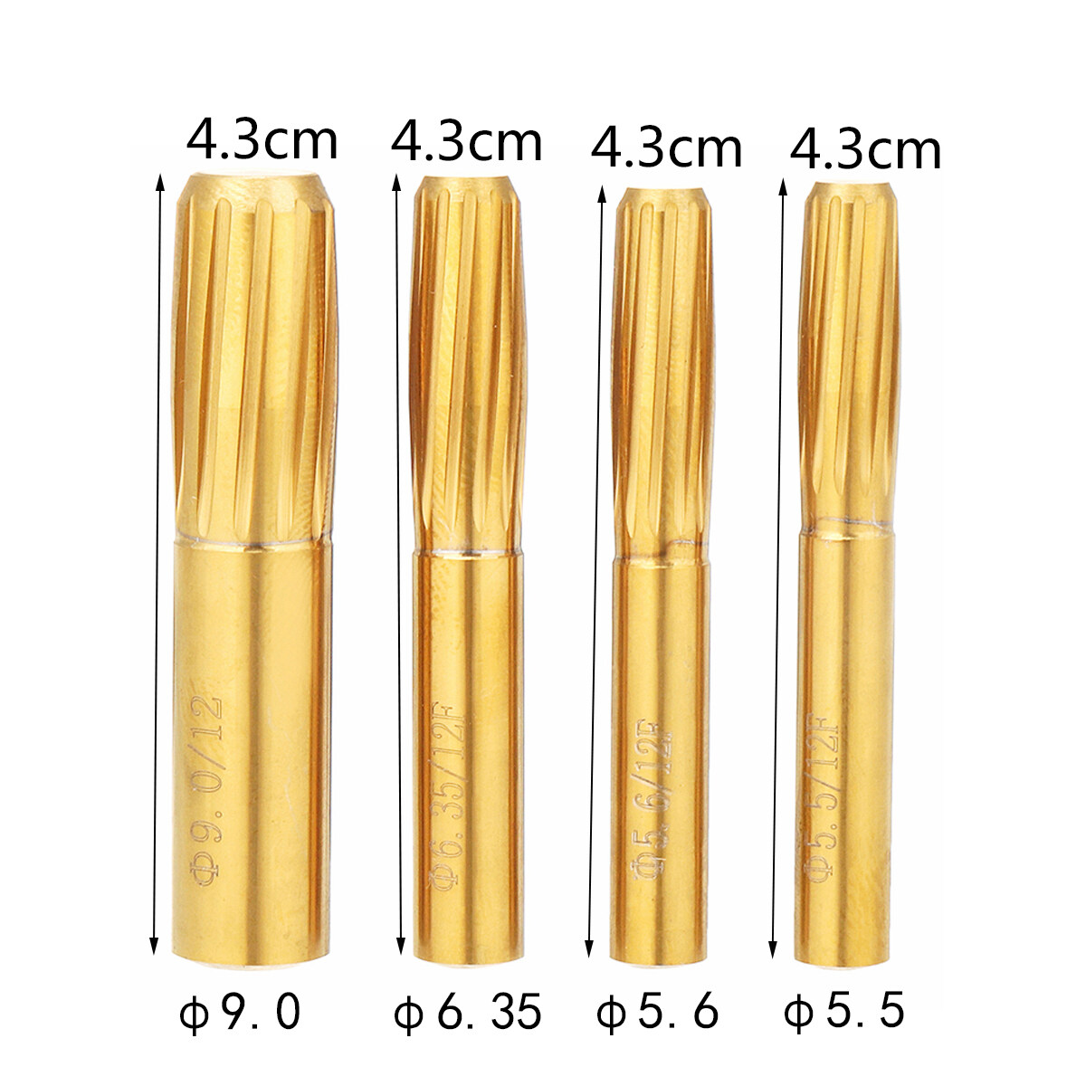 5.5-9mm rifling button 12 ร่องทังสเตนเหล็ก Chamber helical reamer TOOL ...