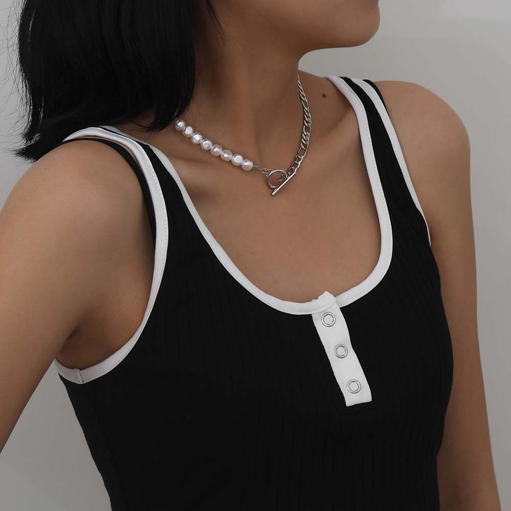 COSE อารมณ์บุคลิกภาพเลียนแบบมุกพิสดารเกาหลีโซ่กระดูกไหปลาร้าโซ่ ...