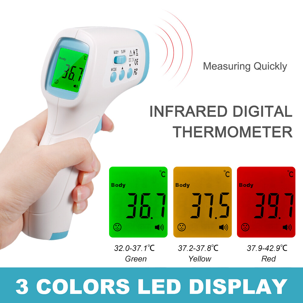 Digital Forehead Ther-mometer Non-contact Infrared Temperature ...
