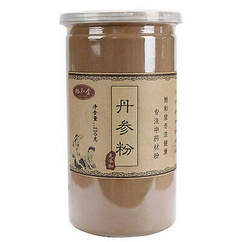 Organic Wild Danshen Powder Dan Shen Herbal Chinese Salvia Miltiorrhiza ...