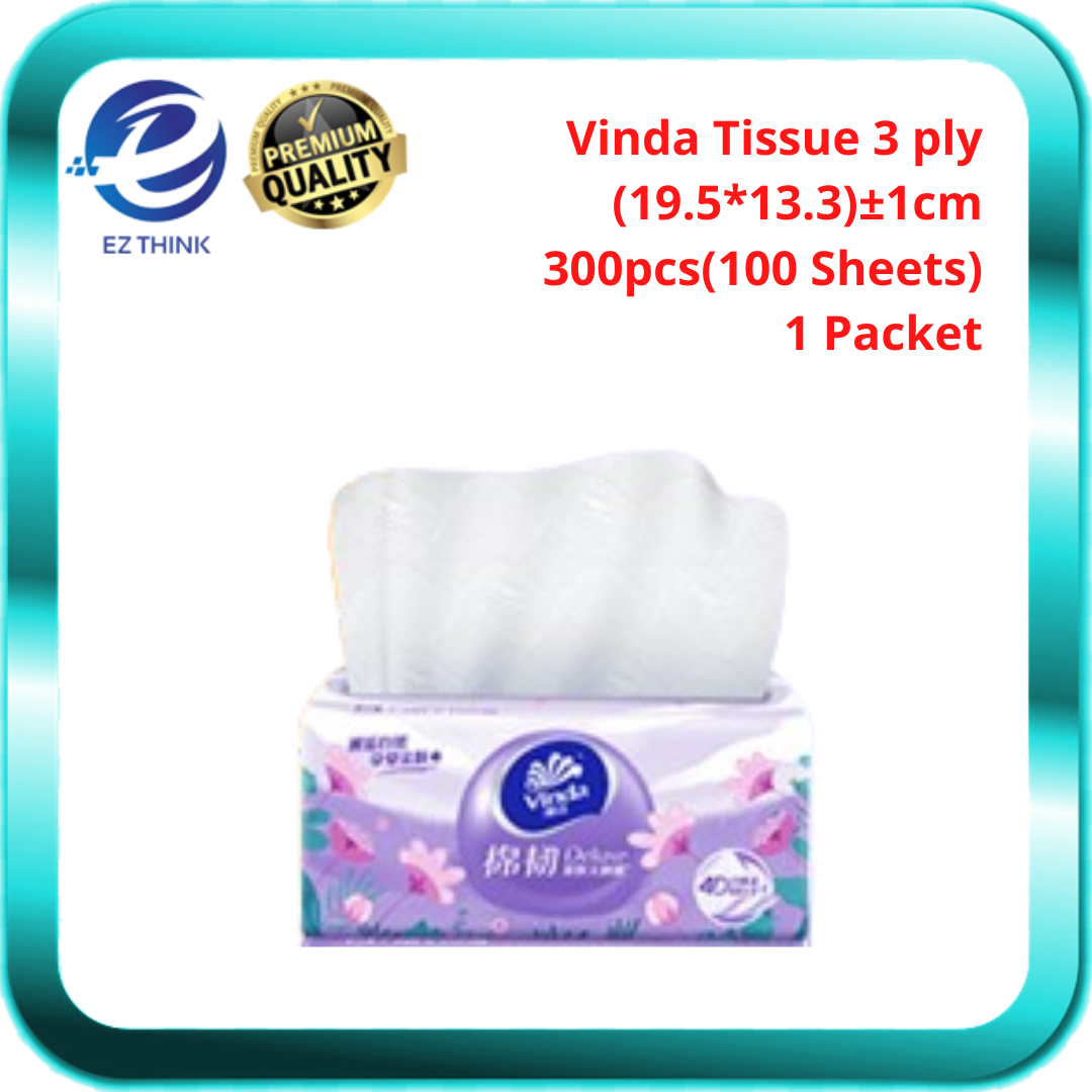 Facial Tissue 3ply Fragrance-Free Paper Towels Tissue Purple Packaging ...