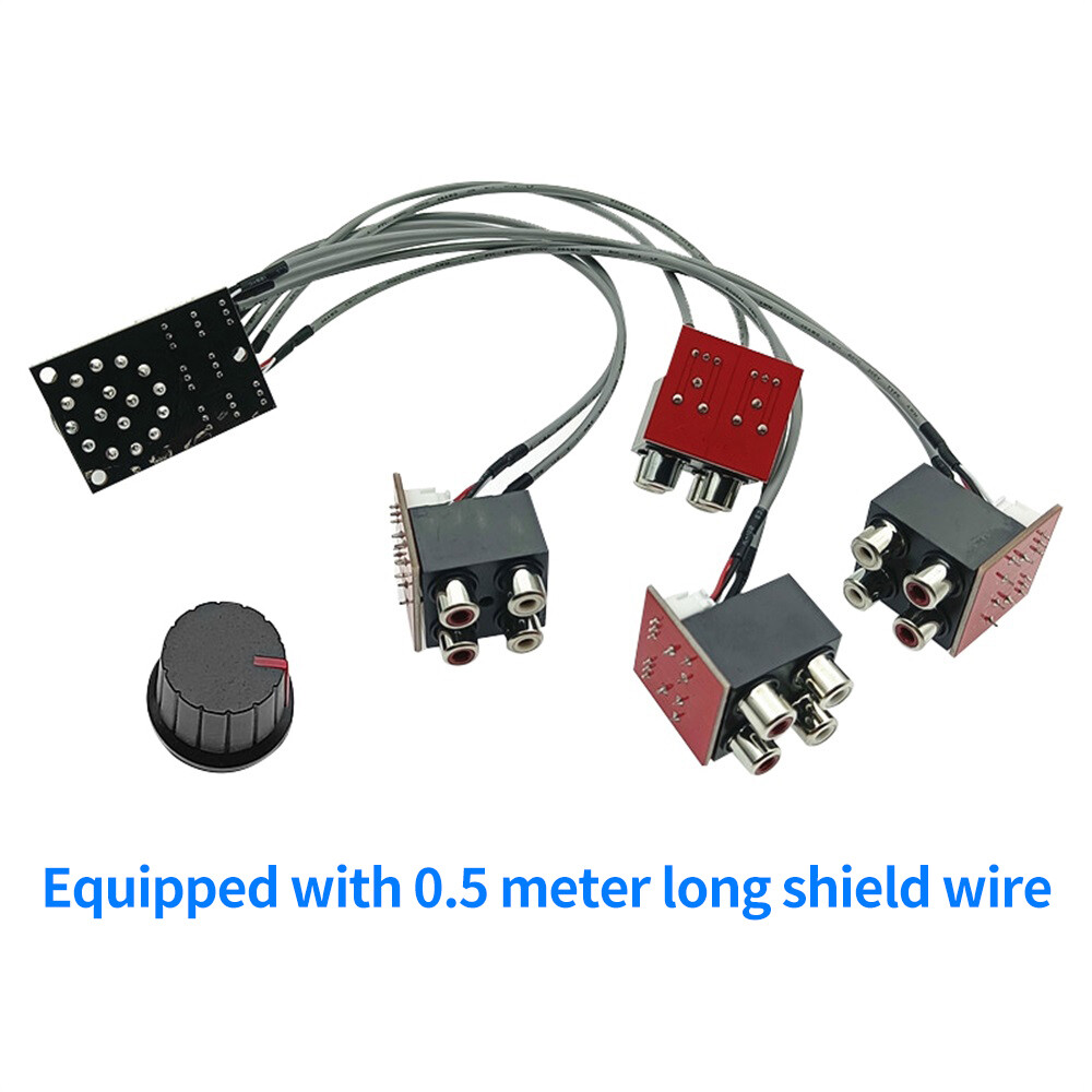 Aideepen DIY Switching Board 3 Way Signal Selector Amplifier Relay ...