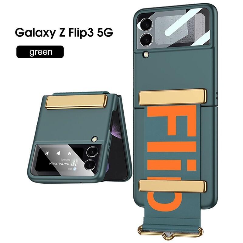 Case with Strap for Z Flip 3 Holder PC Case for Samsung Z Flip 3 Film ...