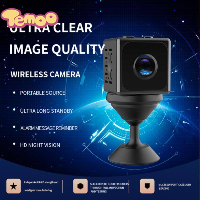 Temoo กล้องวิดีโอไร้สายขนาดเล็ก Q19,กล้องวิดีโอสำหรับใช้ในที่ร่มและ ...