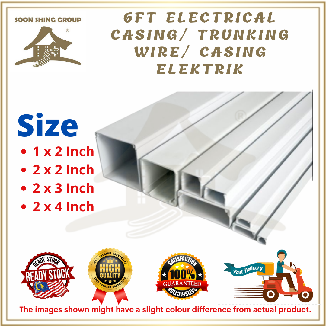 Ss01 6ft Electrical Casing Pvc Wiring Casing Trunking Wire Casing