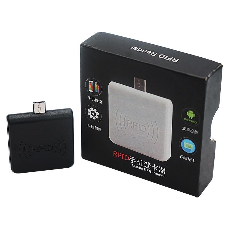 Mini RFID Reader Mobile Phone EM4100 TK4100 ID Card Reader for Android ...