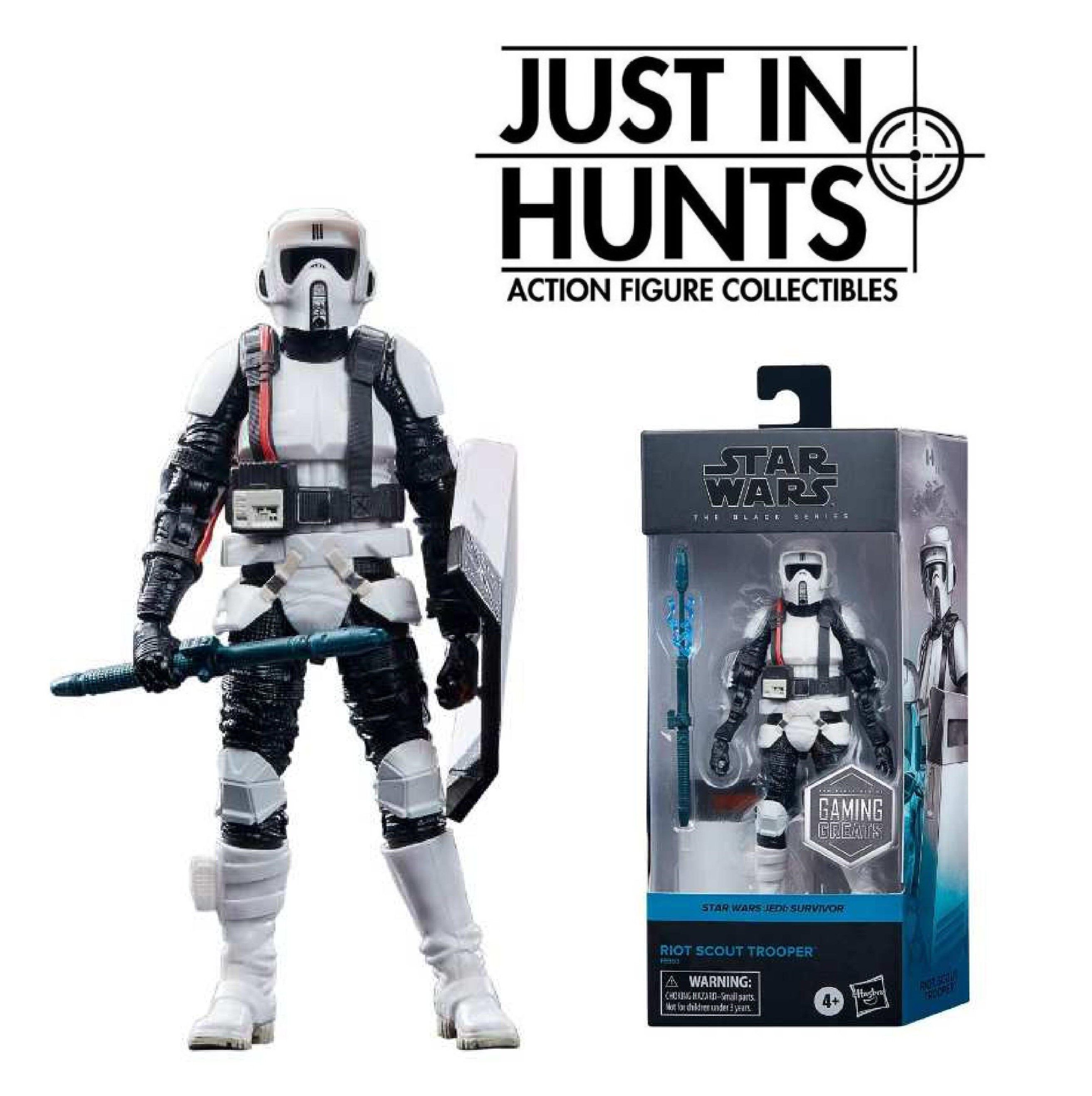 Hasbro Star Wars: The Black Series Jedi: Survivor Gaming Greats Riot ...
