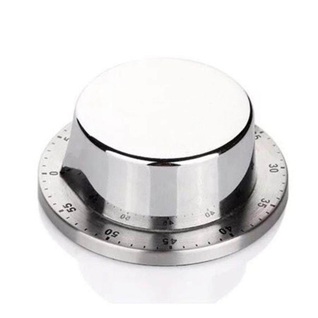 Stainless Steel Kitchen Timer with Magnetic Base Manual Kitchen Timer ...