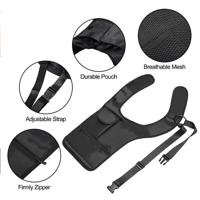 EverToner Men Hidden Anti-Theft Underarm Anti-Theft Pocket Passports ...