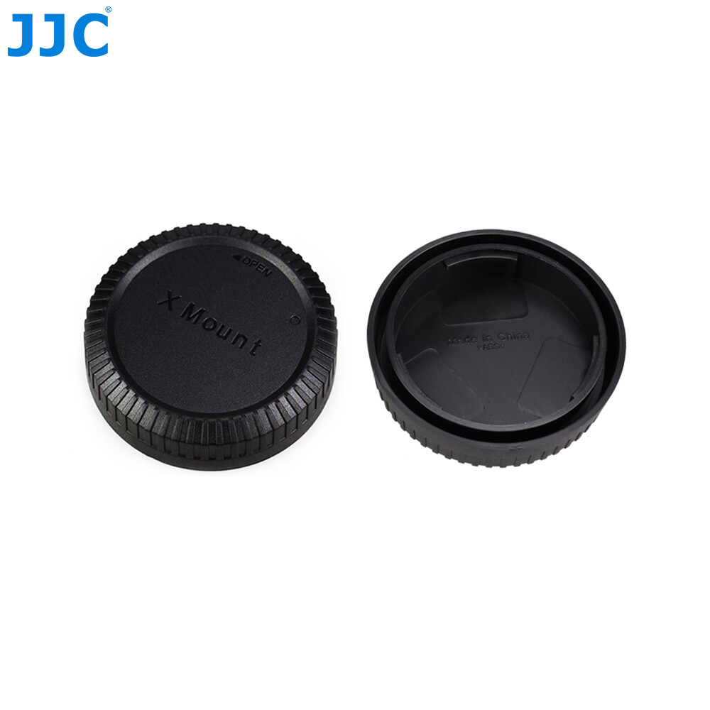 JJC Body Cap and Rear Lens Cap Cover Kit for Fuji Fujifilm X Mount ...