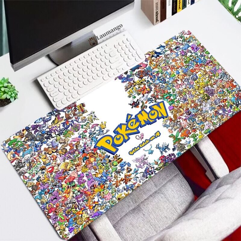 Cartoon Pokemon Mouse Pad Gamers Decoracion Mousepad Large PC ...