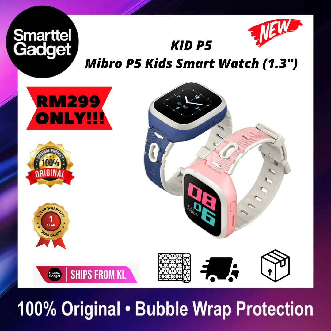 MIBRO KID P5 SMARTWATCH 1.3INCH / SIM CARD / 900mAh 1 Year Warranty ...