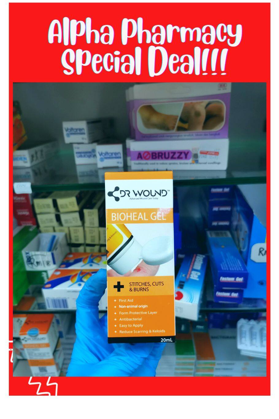 DR WOUND Chitoheal/Bioheal Gel 20ML [First Aid] | Gel Keringkan Luka ...