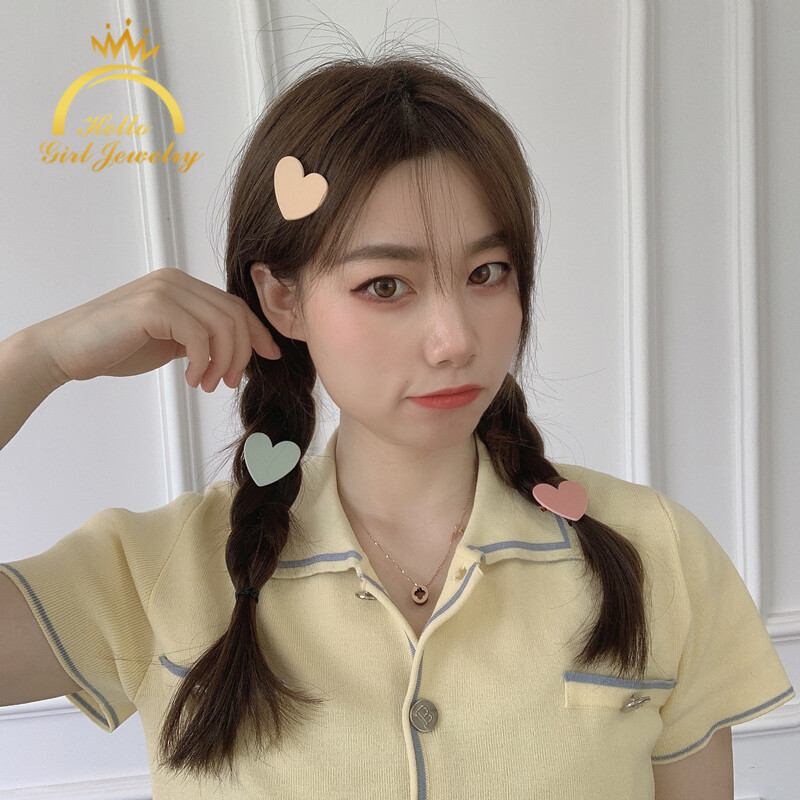 Hello Girl Jewelry [In Spot] Korean Sweet Love Hairpin for Women Girls ...