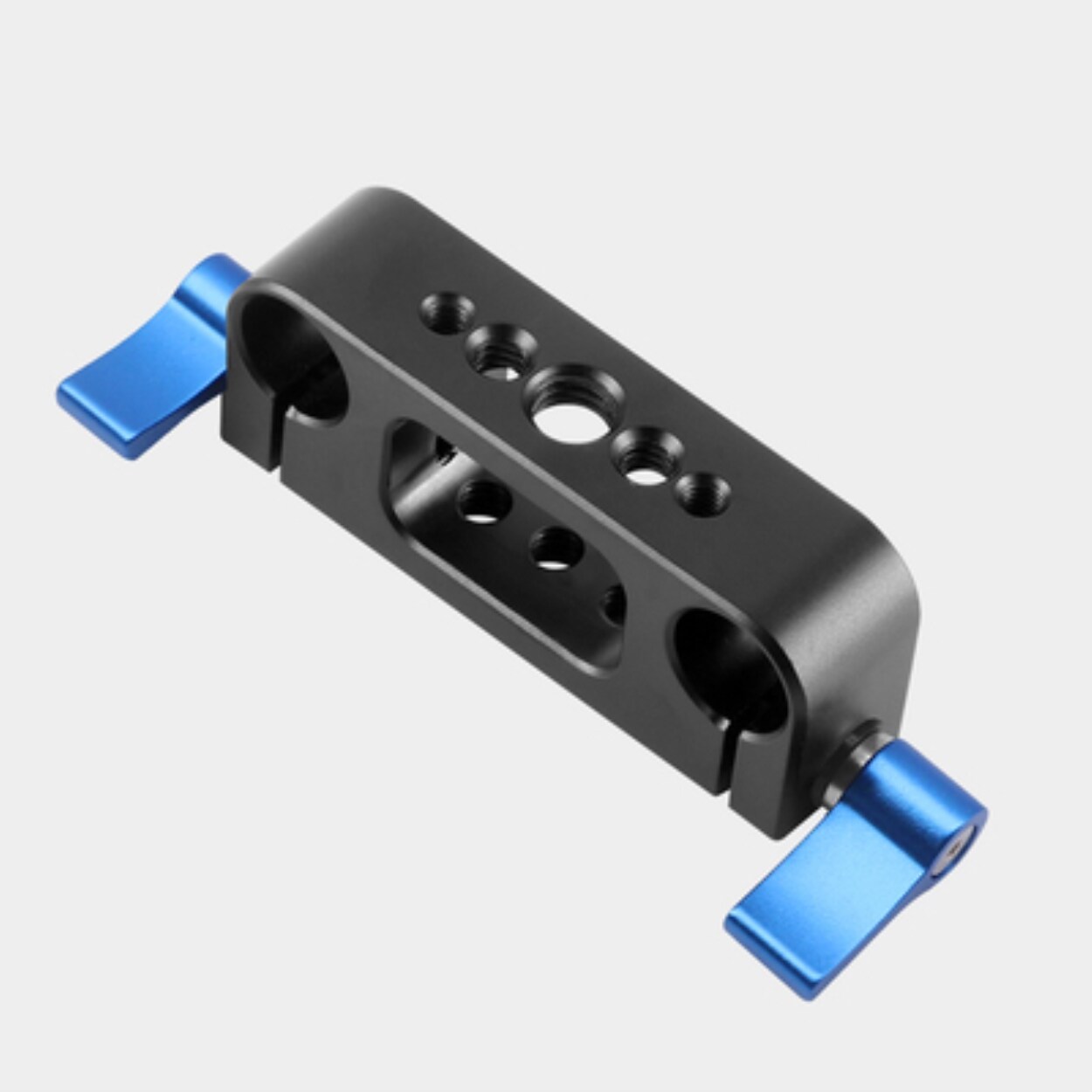 {Belle} 15mm Rod Rig Clamp Double Holes 1/4 3/8 Thread Telephoto Lens ...