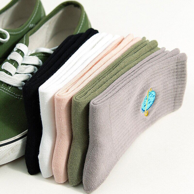 Fashion Planet Cotton Women Socks Harajuku Alien Printed Comfortable ...