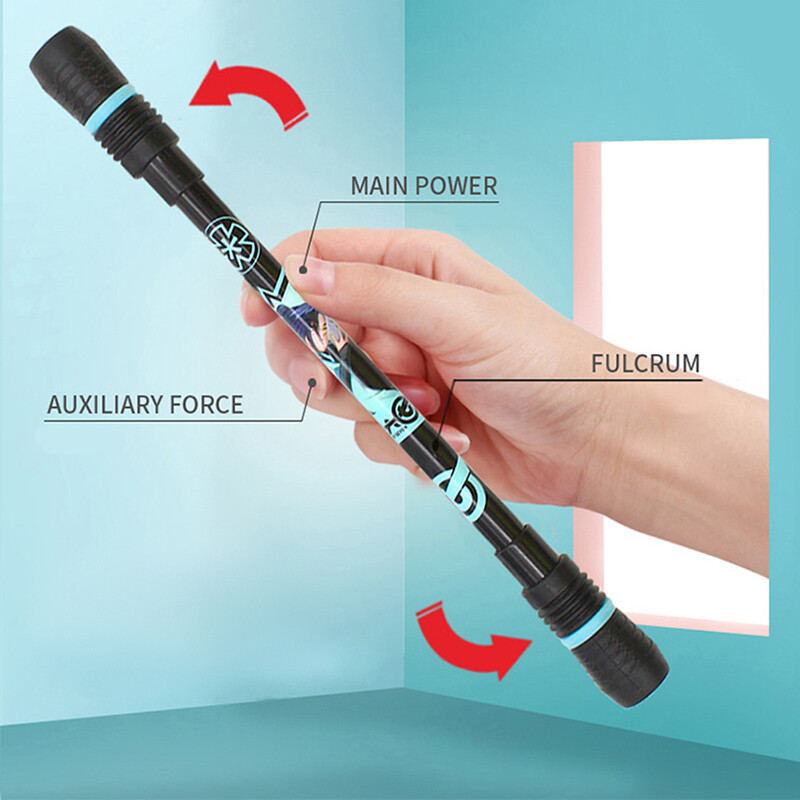 ใหม่ Veli Shy Spinning Pen Creative Random Flash Rotating Gaming Gel ...