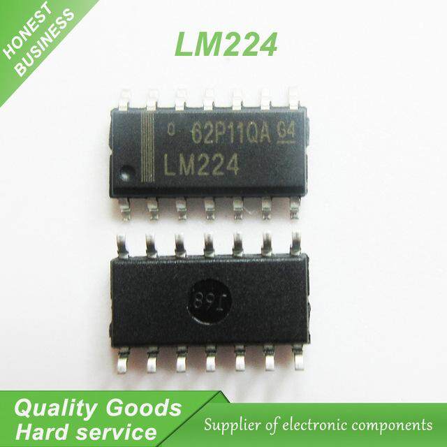 20 ชิ้น LM224 LM224DR lm224dt SOP-14 เครื่องขยายเสียงในการดำเนินงาน-Op แอมป์ 3-32 โวลต์ Quad C ...
