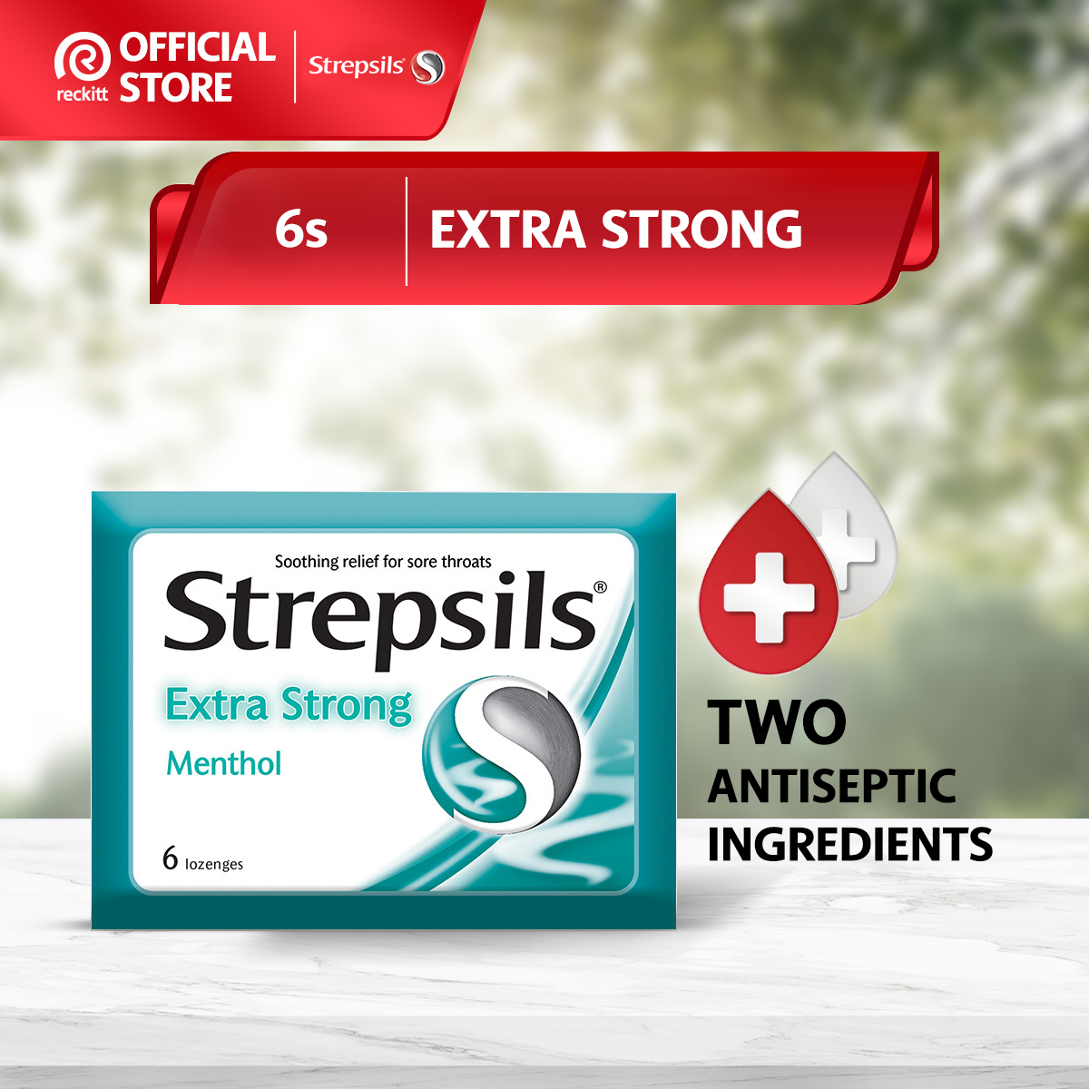 Strepsils Sore Throat Relief Lozenges 6s - Original/Cool/Extra Strong ...