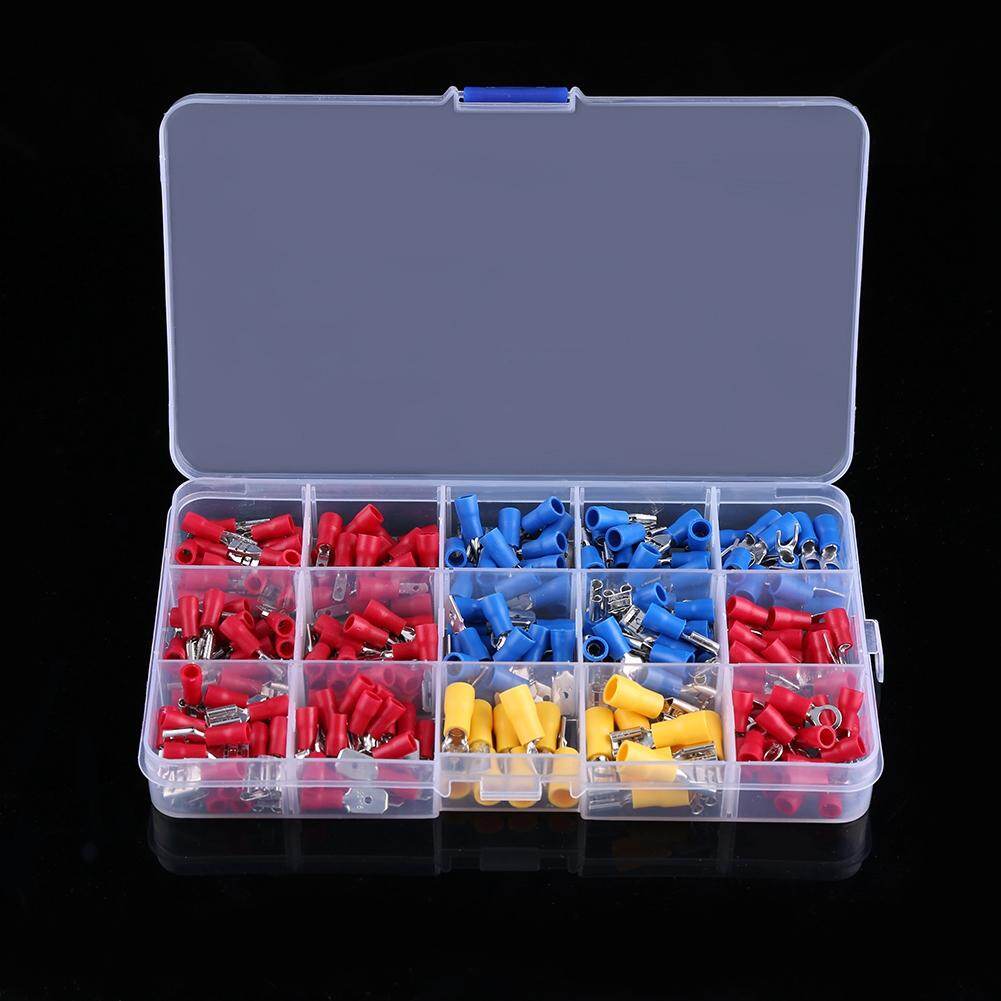 280 pcs Cable Lugs with Assortment Box Auto Connector Flat Connector ...