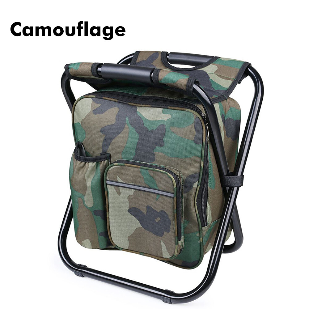 【VIP】 Backpack Stool Chair Seat Portable Outdoor Fishing Camping Hiking ...