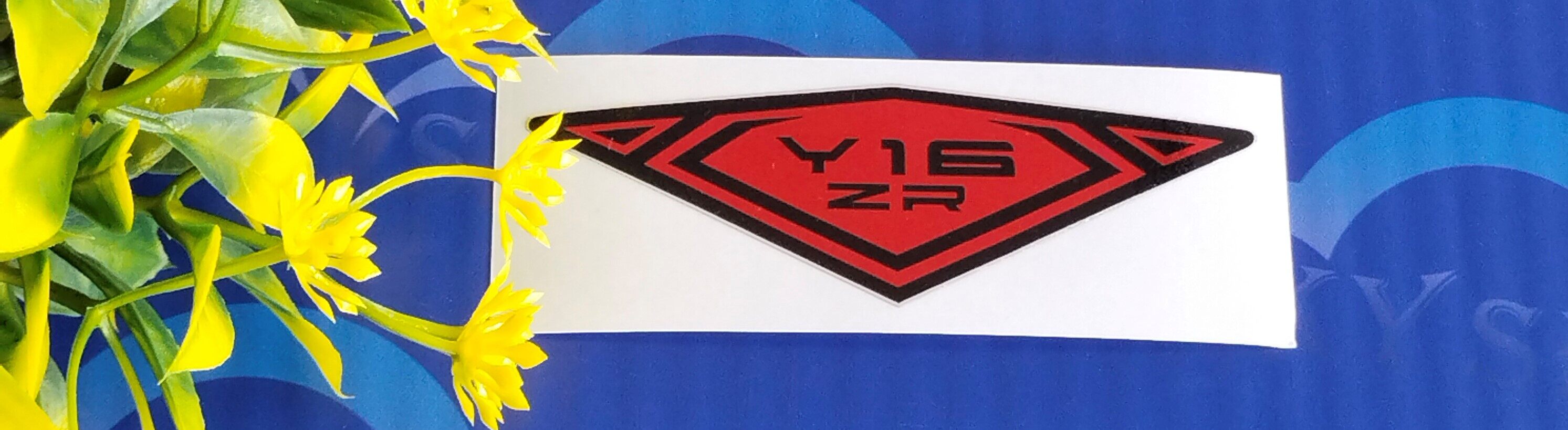 YAMAHA Y16ZR Y16 Sticker Logo Motor Emblem Motorcycle Body Sticker ...