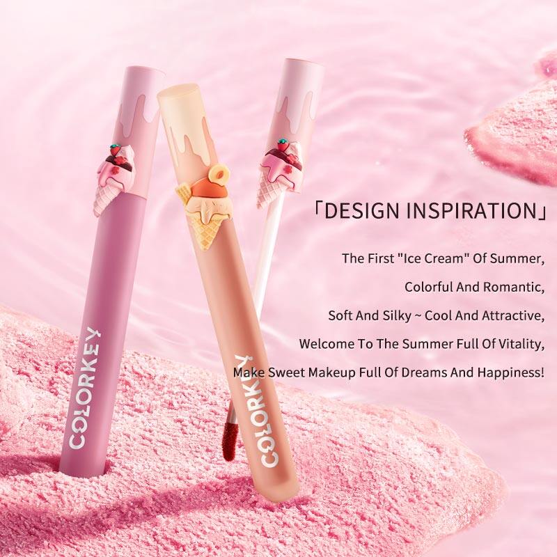Colorkey Summer Ice Cream Series Watery & Matte Texture Lipgloss ...