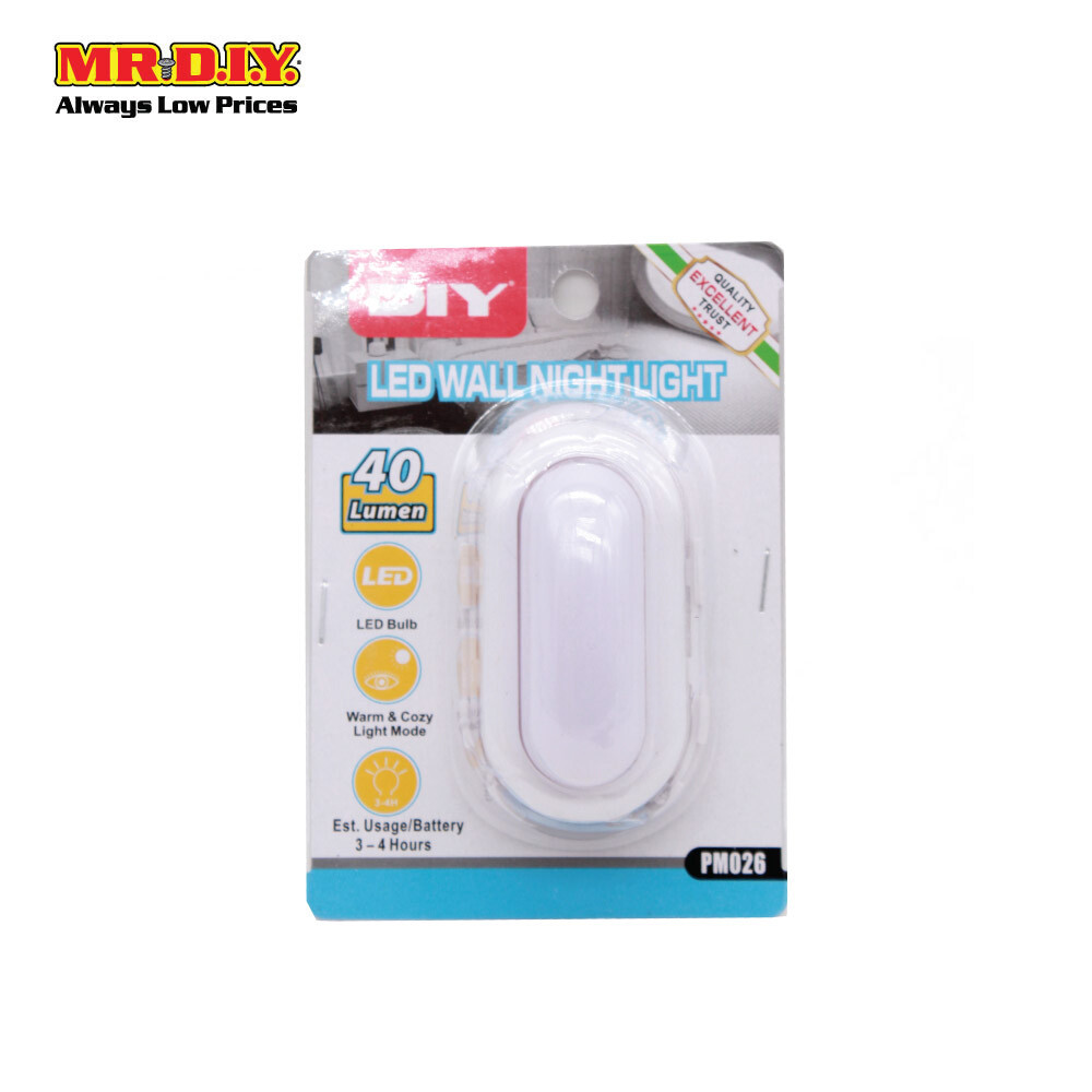 (MR.DIY) BATTERY PUSH LIGHT | Lazada