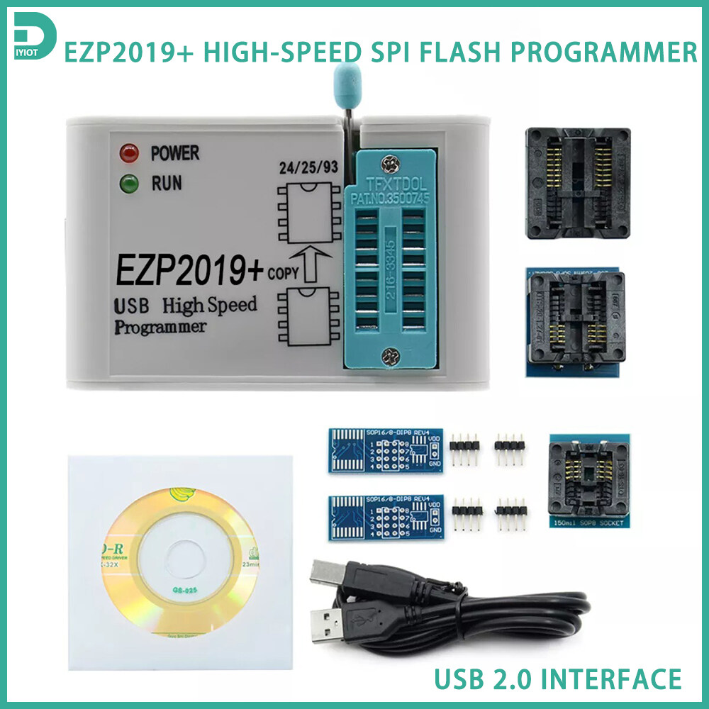Original EZP2019+ Programmer Kit High-Speed USB SPI BIOS Flasher Flash ...