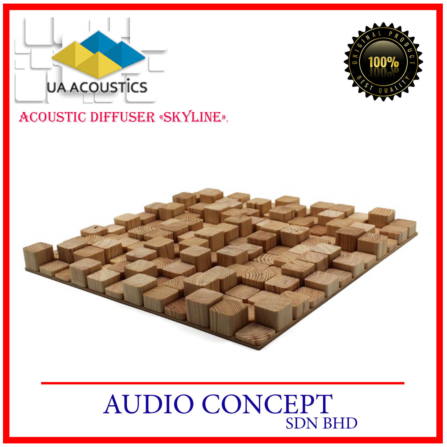 Ua Acoustic Diffuser «skyline Lazada