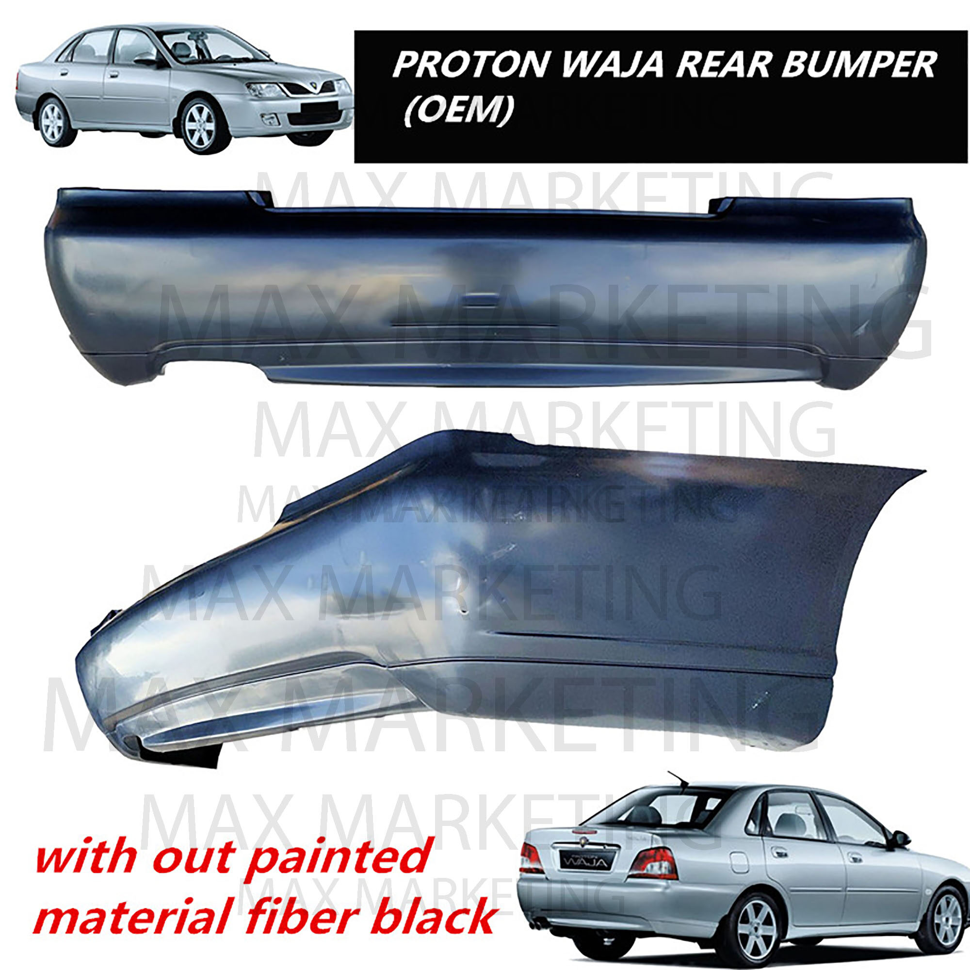 PROTON WAJA - REAR BUMPER (OEM) | Lazada