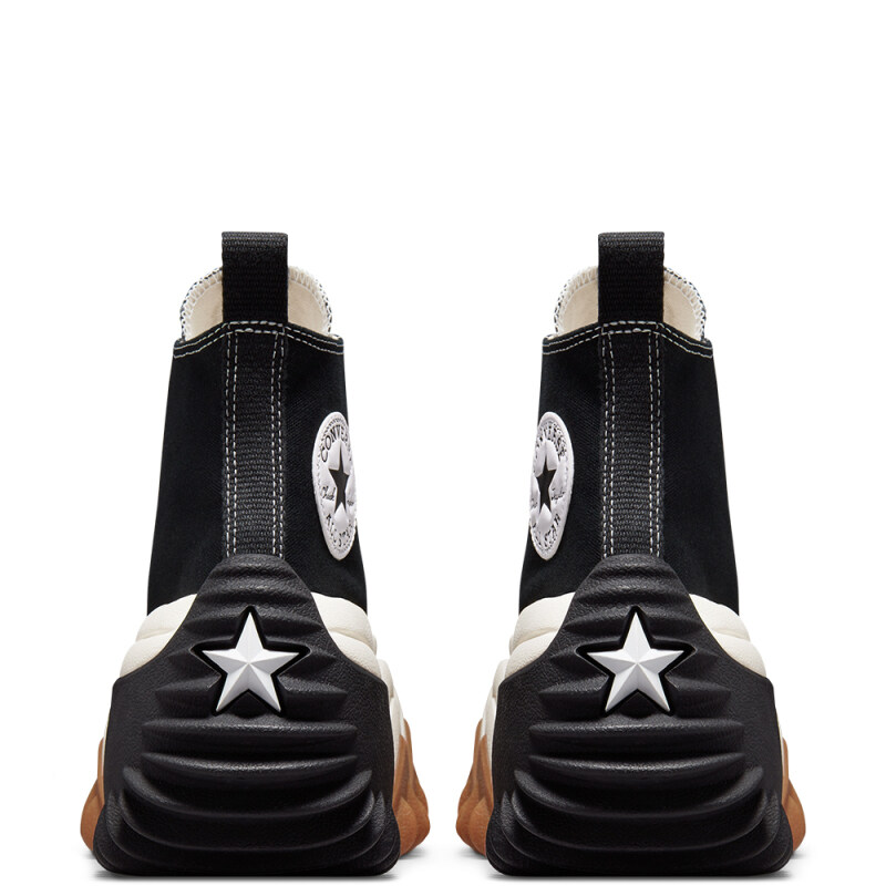 Converse Run Star Motion Canvas Platform - Hi - Black/White/Gum Honey ...