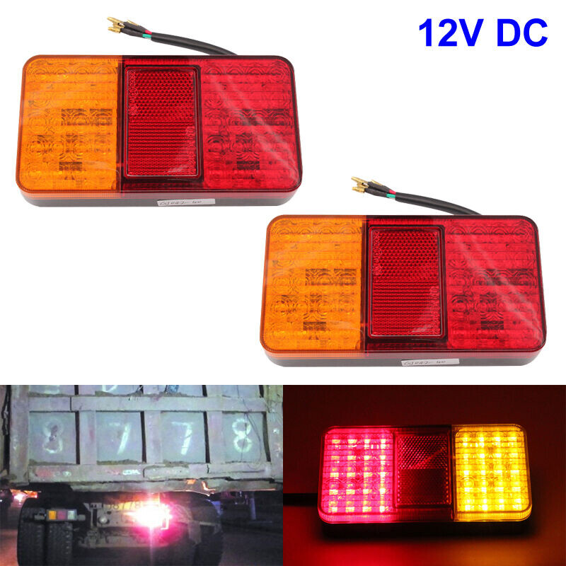 CHUA ????Hot Sale????10LED Rear Tail Lights Lamps Lorry Truck Trailer ...