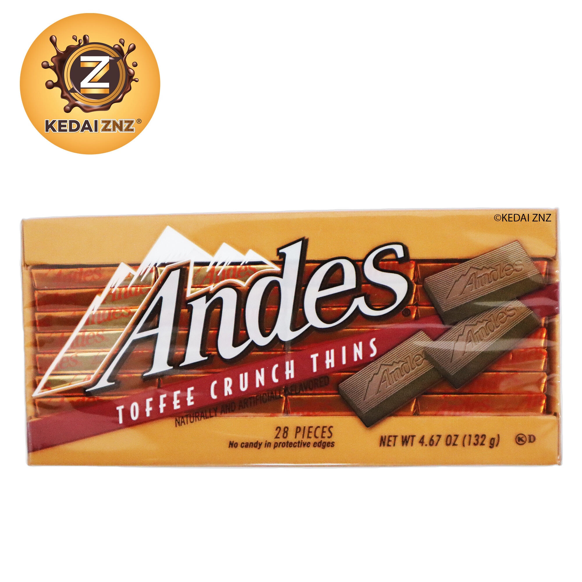 Chocolate Andes TOFFEE CRUNCH THINS Box 132g Coklat | Lazada