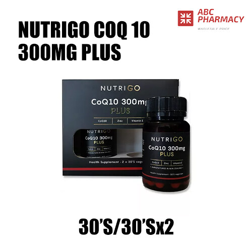 NUTRIGO Coq10 300mg Plus 30s/30sX2 (EXP12/25) | Lazada