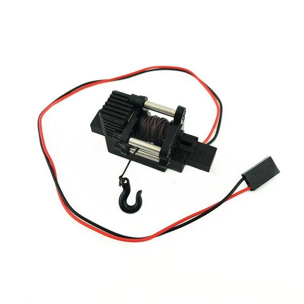 WPL อัตโนมัติ Winch อัพเกรดไฟฟ้า N20 Winch สำหรับ1/16รถ RC WPL C34 C34K ...
