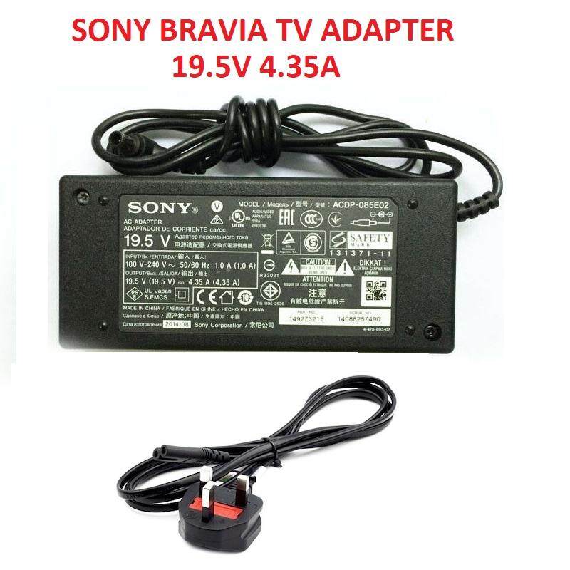 [ 100% ORIGINAL ] SONY KDL-48W650D BRAVIA TV ADAPTER 19.5V 4.35A WITH POWER CABLE | Lazada