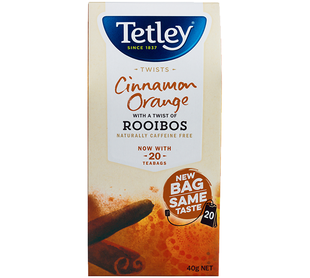 Tetley Cinnamon & Orange Infusions Tea 20 Bags | Lazada