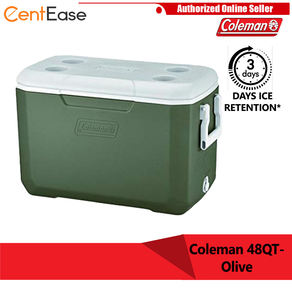 Coleman 48QT (45L) Cooler Box - Up To 3 Days Cold Retention (Japan ...