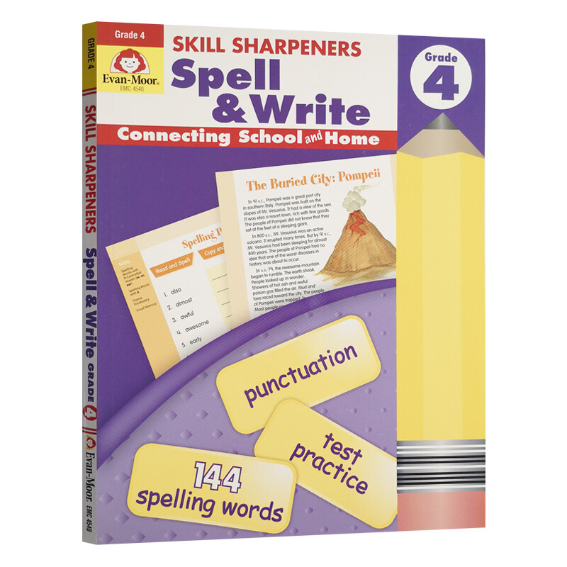 Skill Sharpeners Spell And Write Grade 4 Primary English Book Lazada Ph