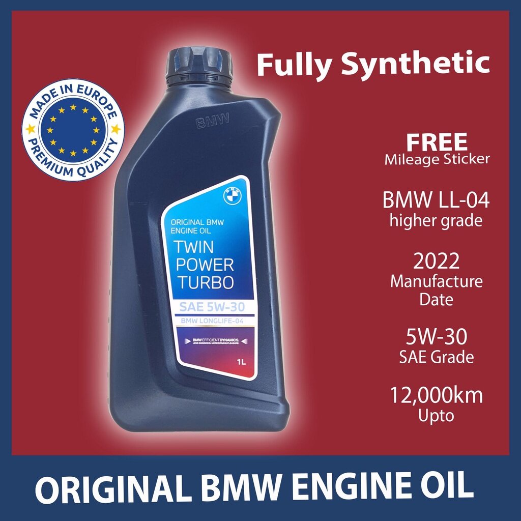 (Original) BMW TwinPower Turbo 5W30 Synthetic Engine Oil (1 Litre) BMW ...