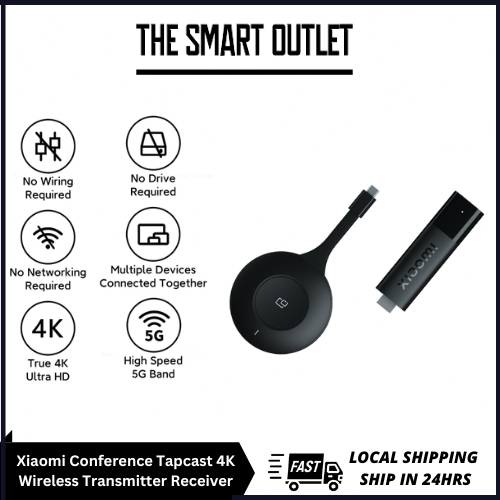 Xiaomi Conference Tapcast 4K Wireless Transmitter Receiver | Lazada