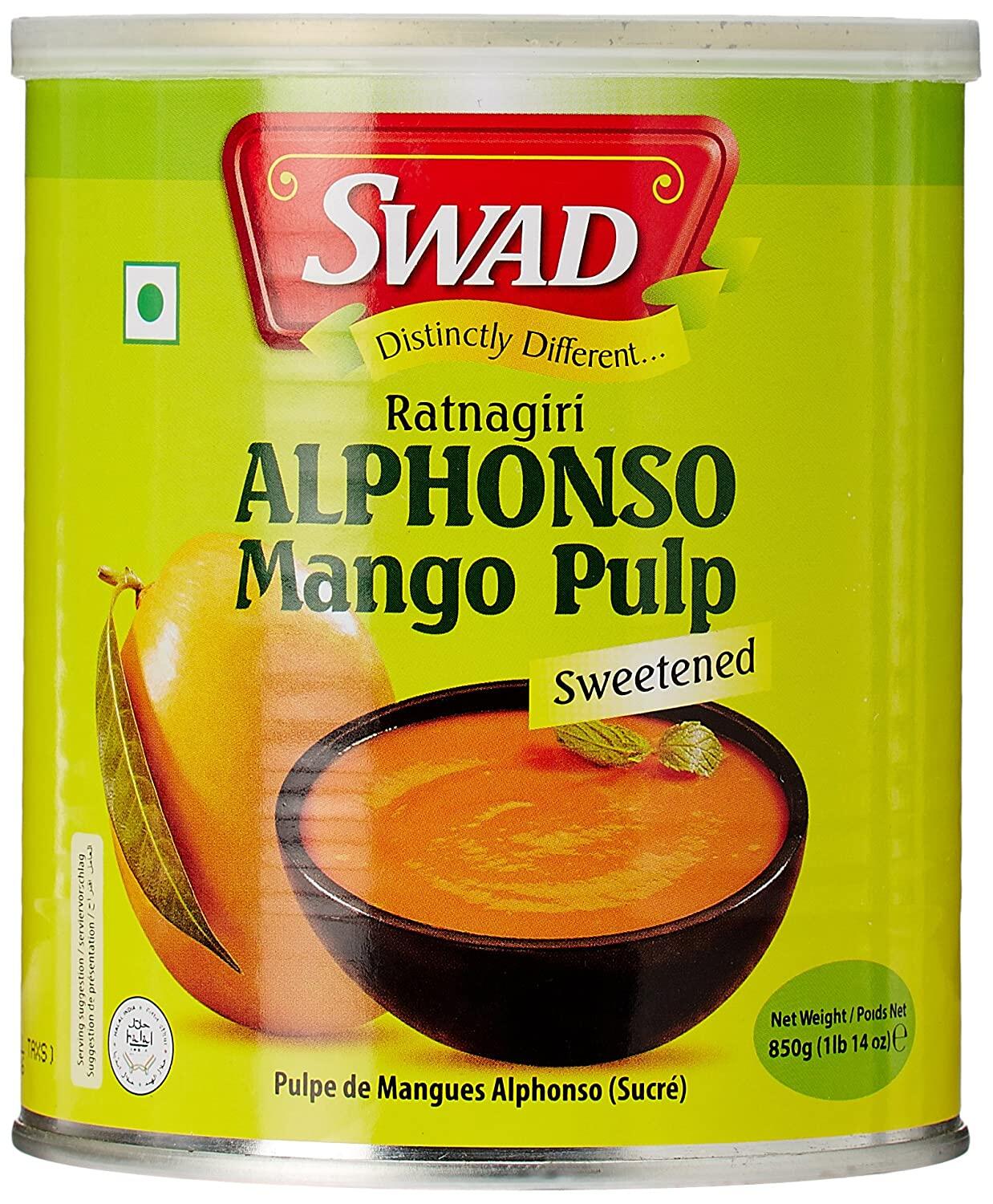 SWAD Mango Pulp Sweetened 850GM | Lazada