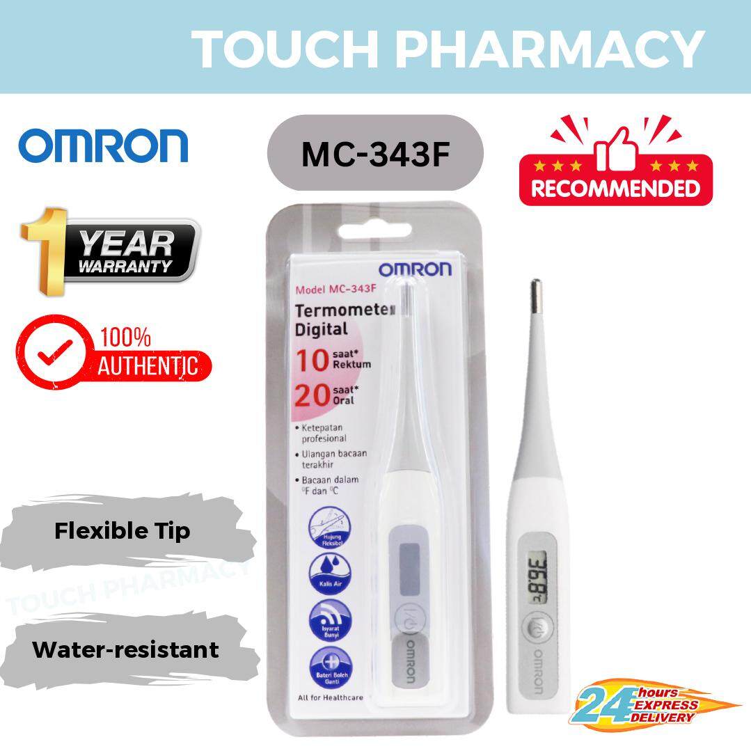 OMRON Digital Thermometer (Flexitip) MC-343F | Lazada