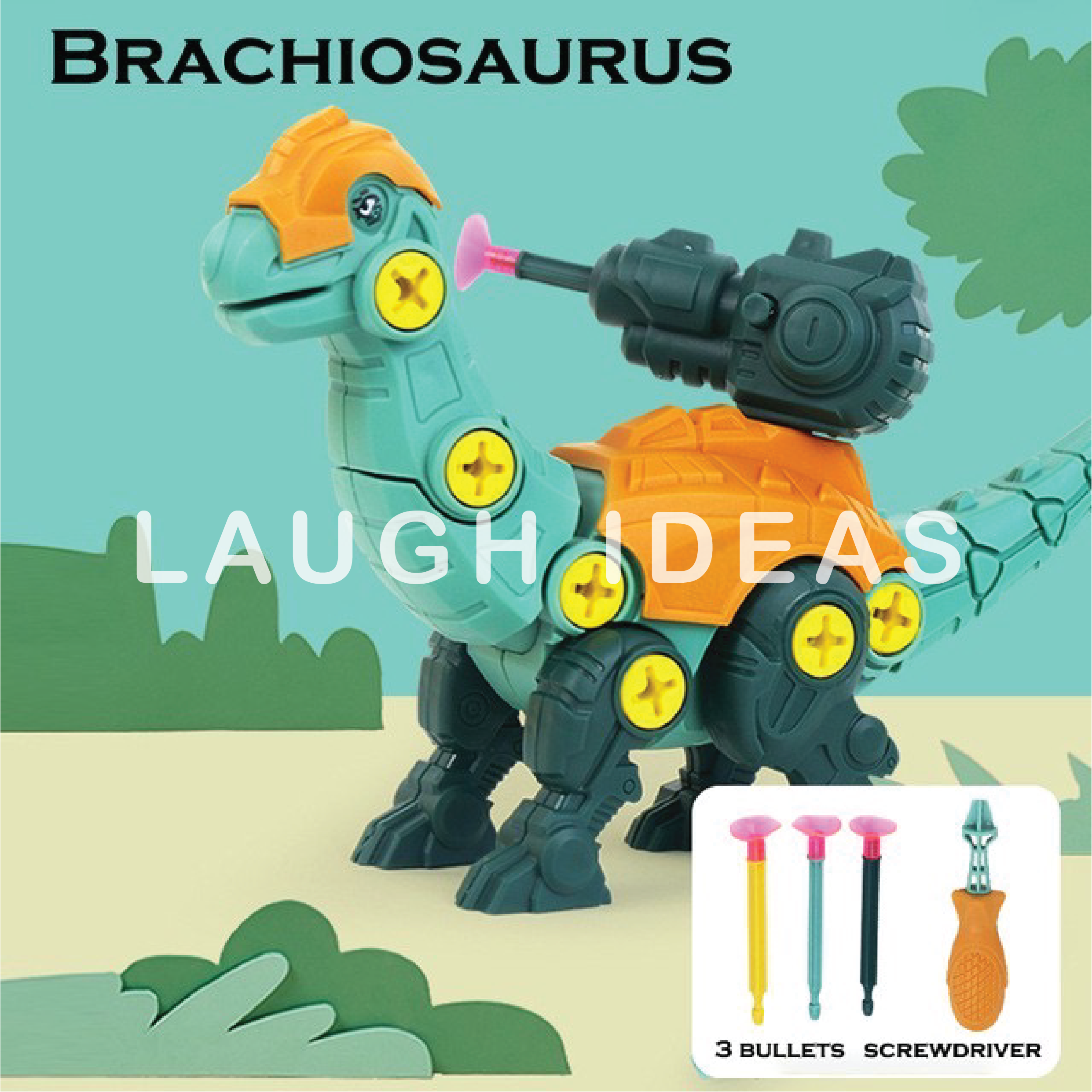 Assemble Dinosaur DIY Toys Screw Kids Toy Jurassic World Dino Robot ...