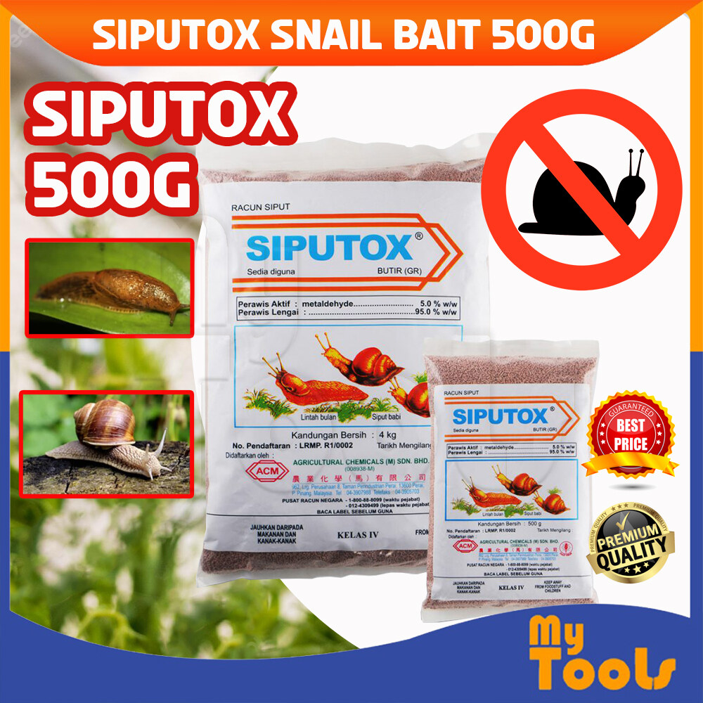 Mytools Siputox Racun SIPUT (Esaro) 500g metaldehyde (SNAIL Killer/Ubat ...